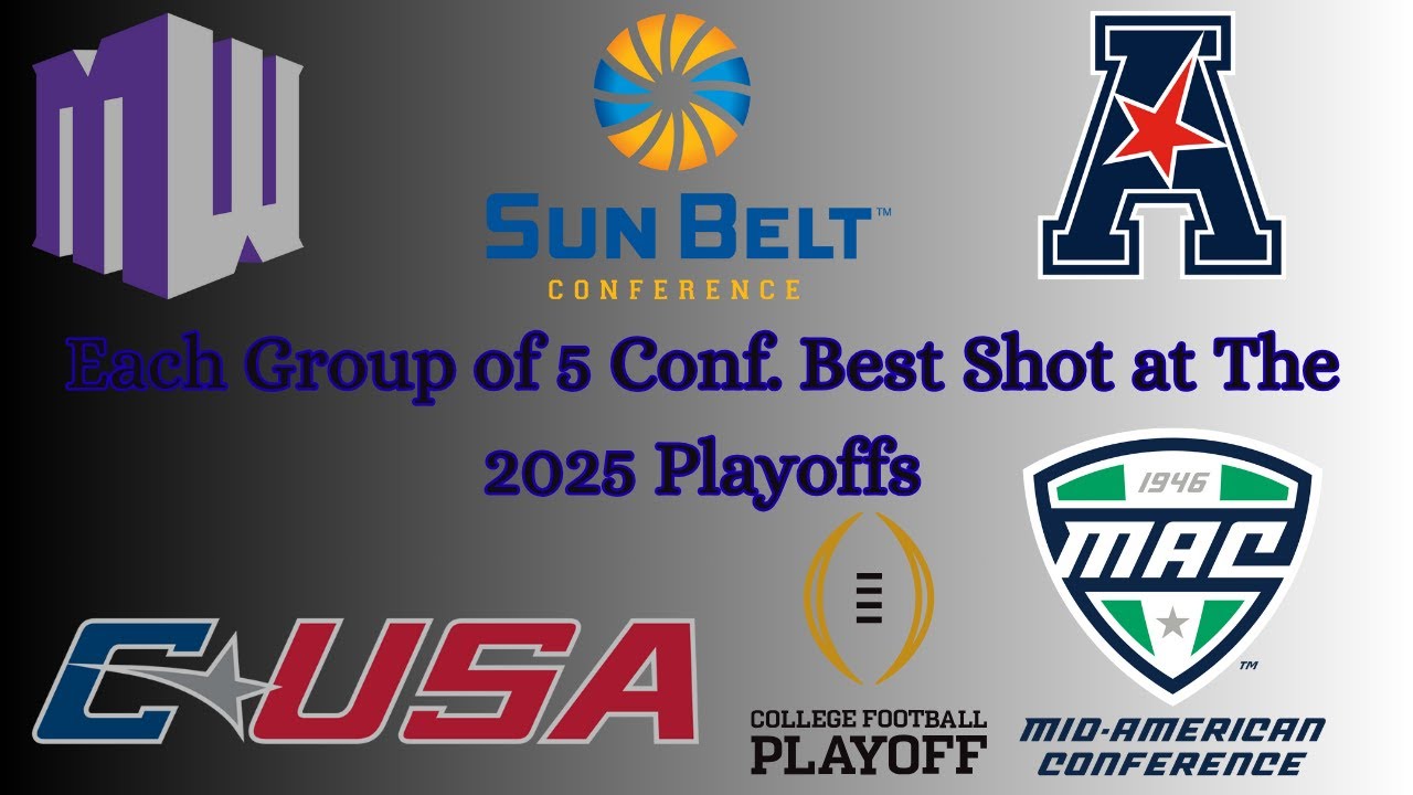 Every Group of 5 Conference's Best Playoff Contender - YouTube