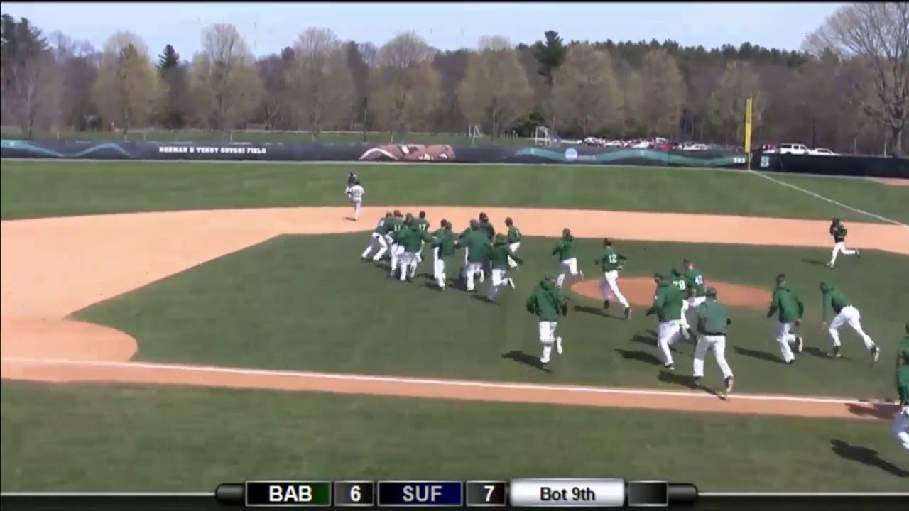 Babson Baseball vs. Suffolk (4/18/16) - YouTube
