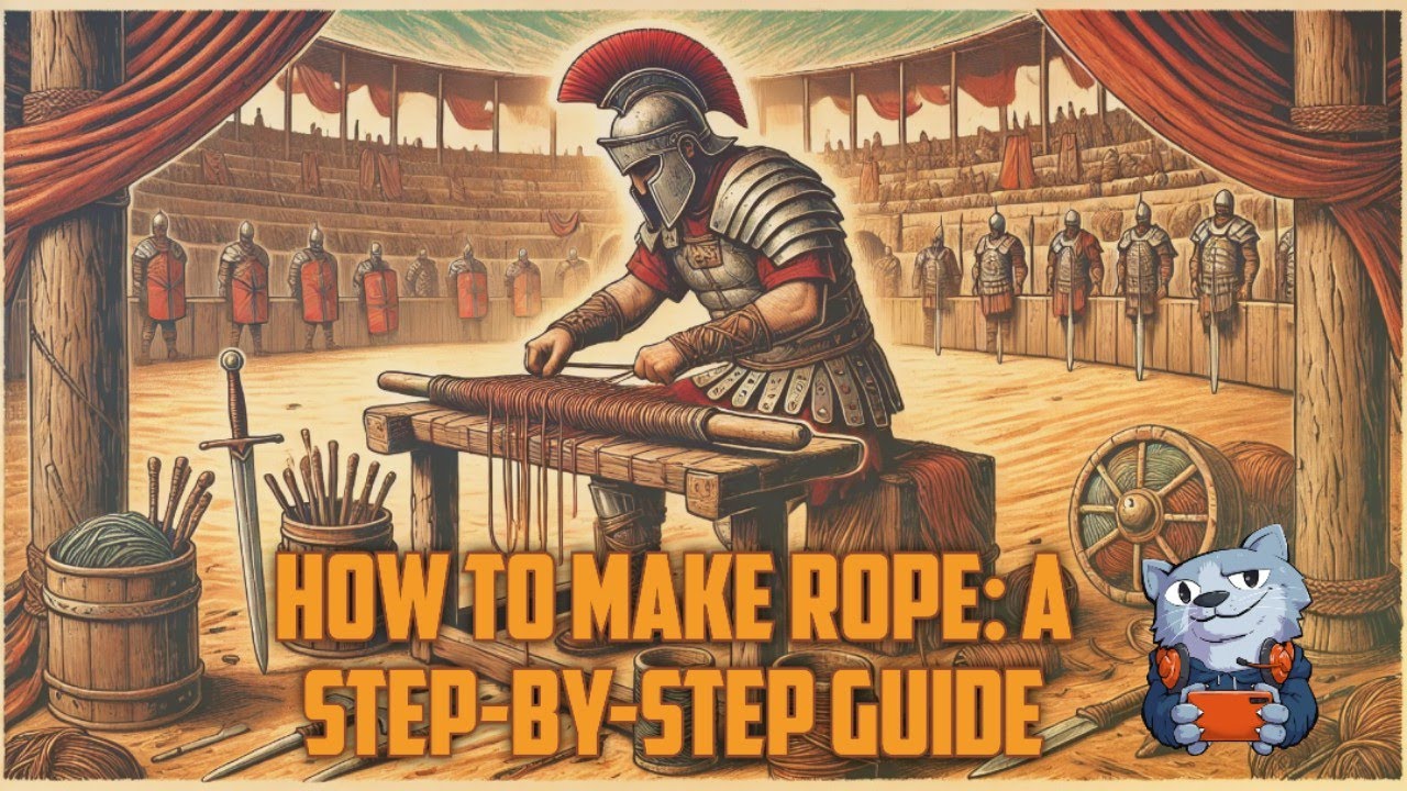 How to Make Rope: A Step-by-Step Guide : Gladiators survival in Rome ...