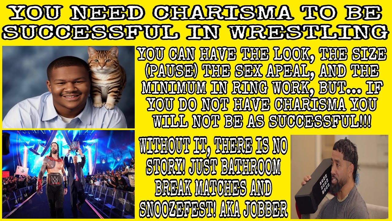YOU NEED CHARISMA TO BE SUCCESSFUL IN WRESTLING #wwe #aew #wweraw #rizz ...