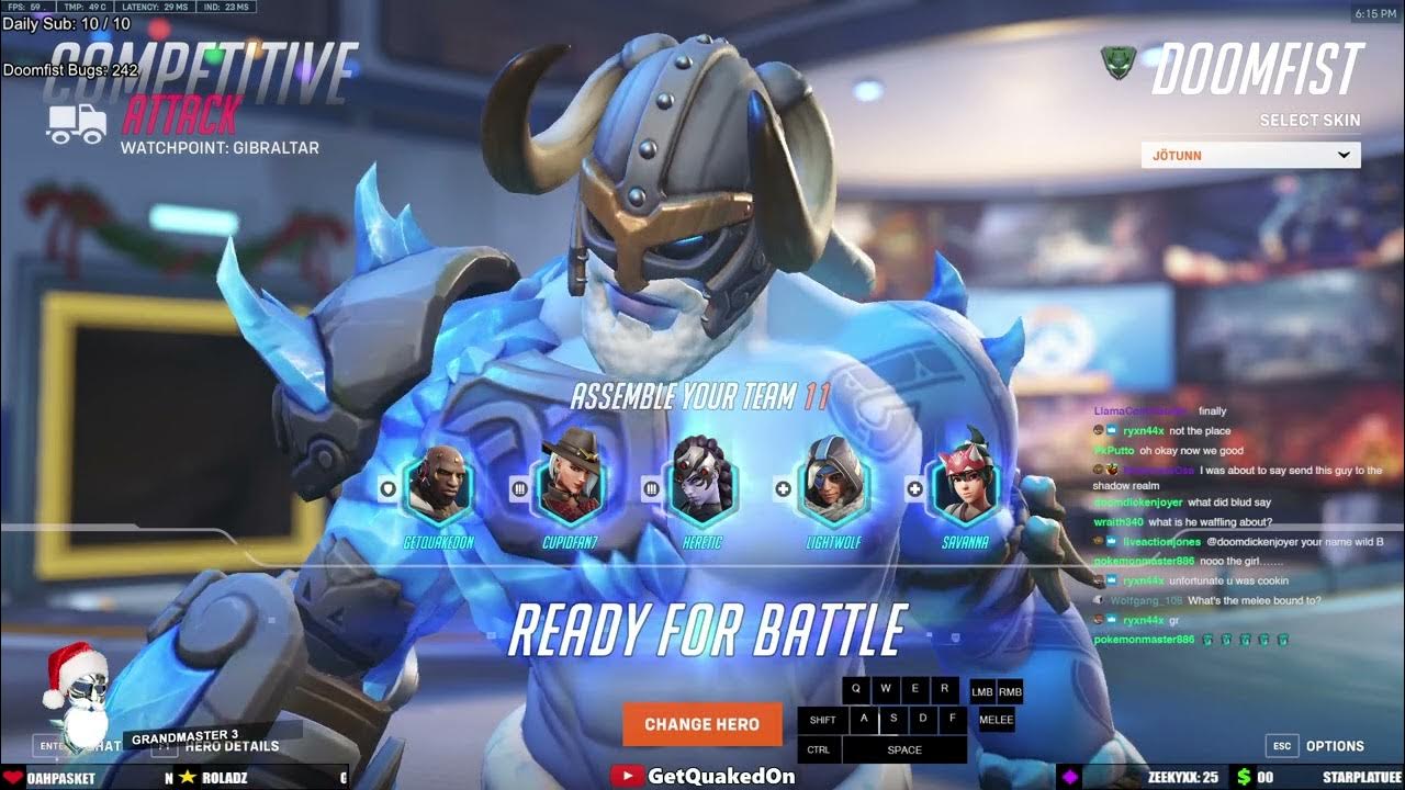 Best Doom Getquakedon Rollouts Doomfist Overwatch 2 Season 8 Top 500