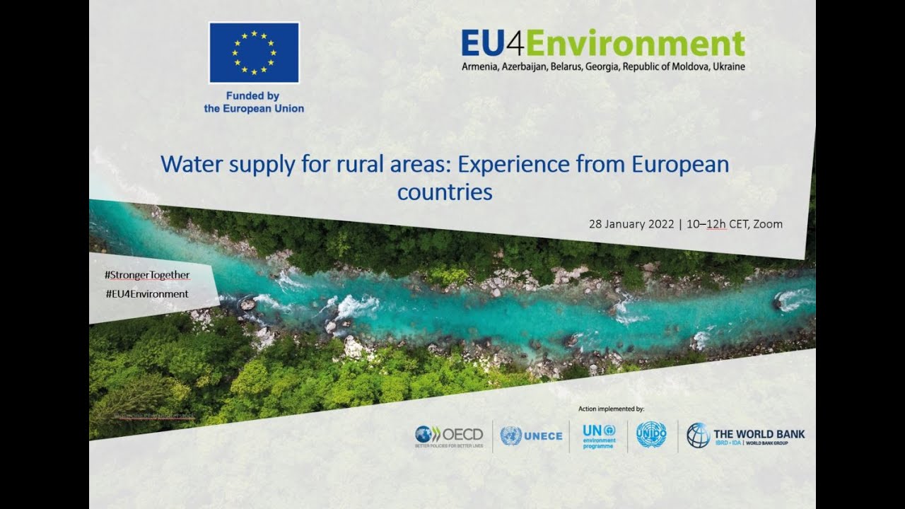 Webinar on water supply and wastewater treatment in rural areas and ...