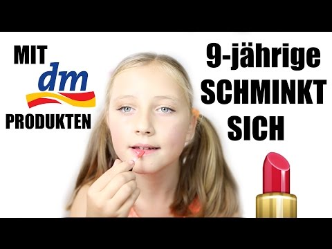 MEINE 9-jährige COUSINE SCHMINKT SICH mit Drogerie Produkten l Sara Desideria