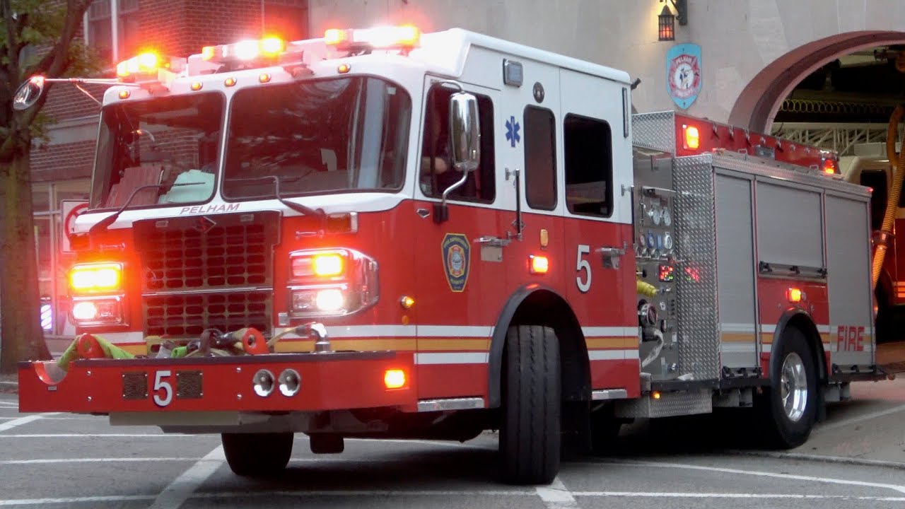 Pelham FD Engine 5 & Town of Pelham EMS *NEW* 38-Medic-1 Responding ...