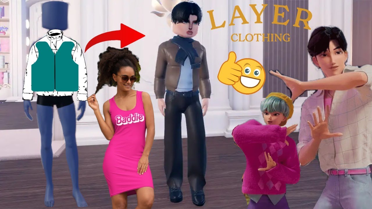 How to LAYER With MASCULINE Body In Dress To Impress #dti #roblox # ...