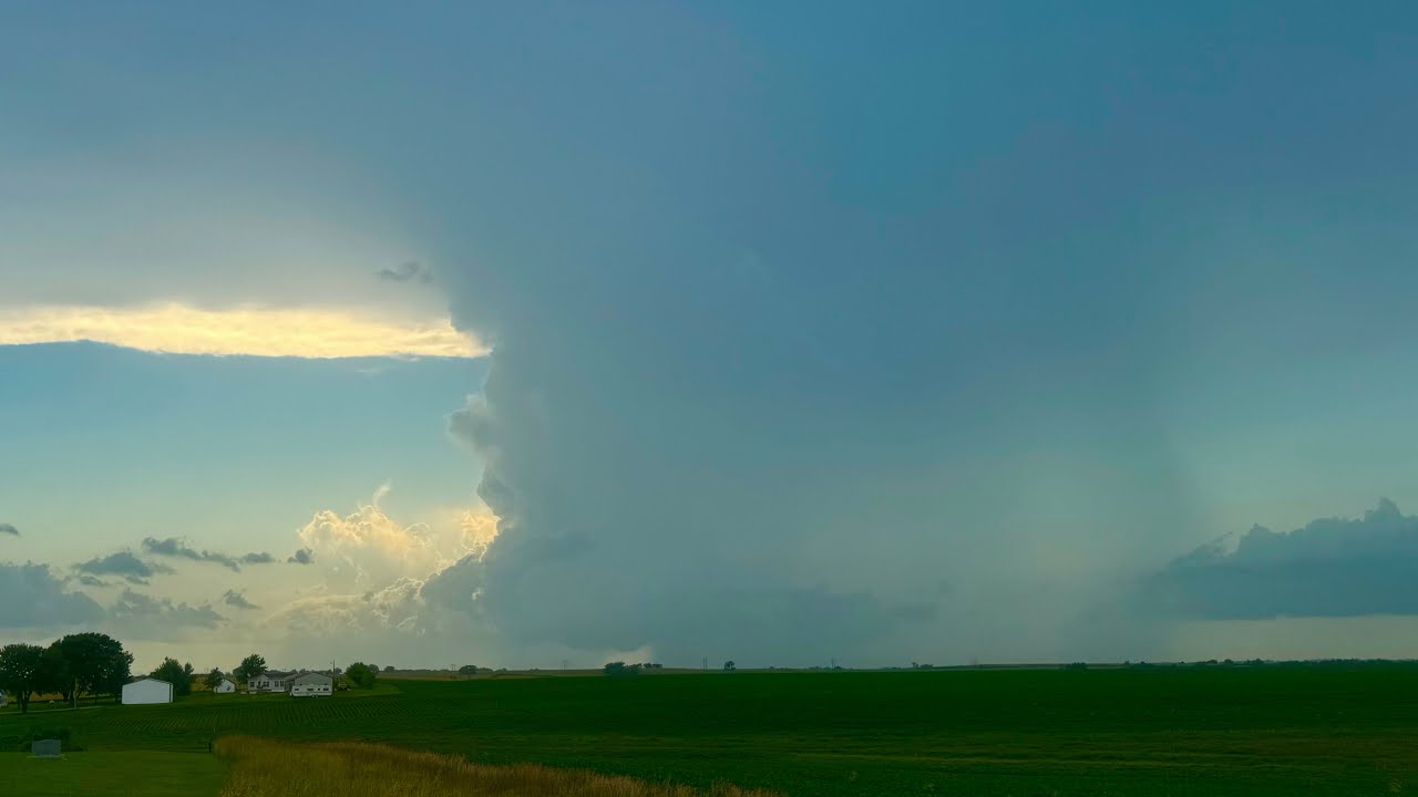 Prescott, IA Mini - Supercell Dying | 7/15/2024 - YouTube