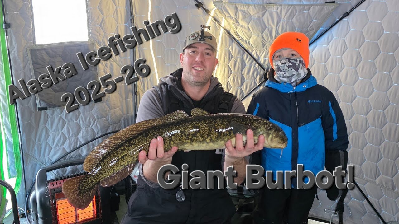 Alaska Icefishing | Giant Burbot & Fish Fry! Highlights - YouTube