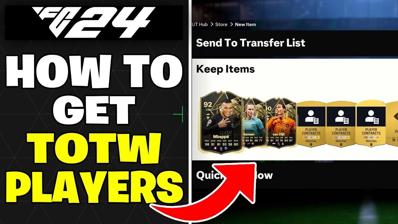 How to Get TOTW Cards in FC 24 - YouTube