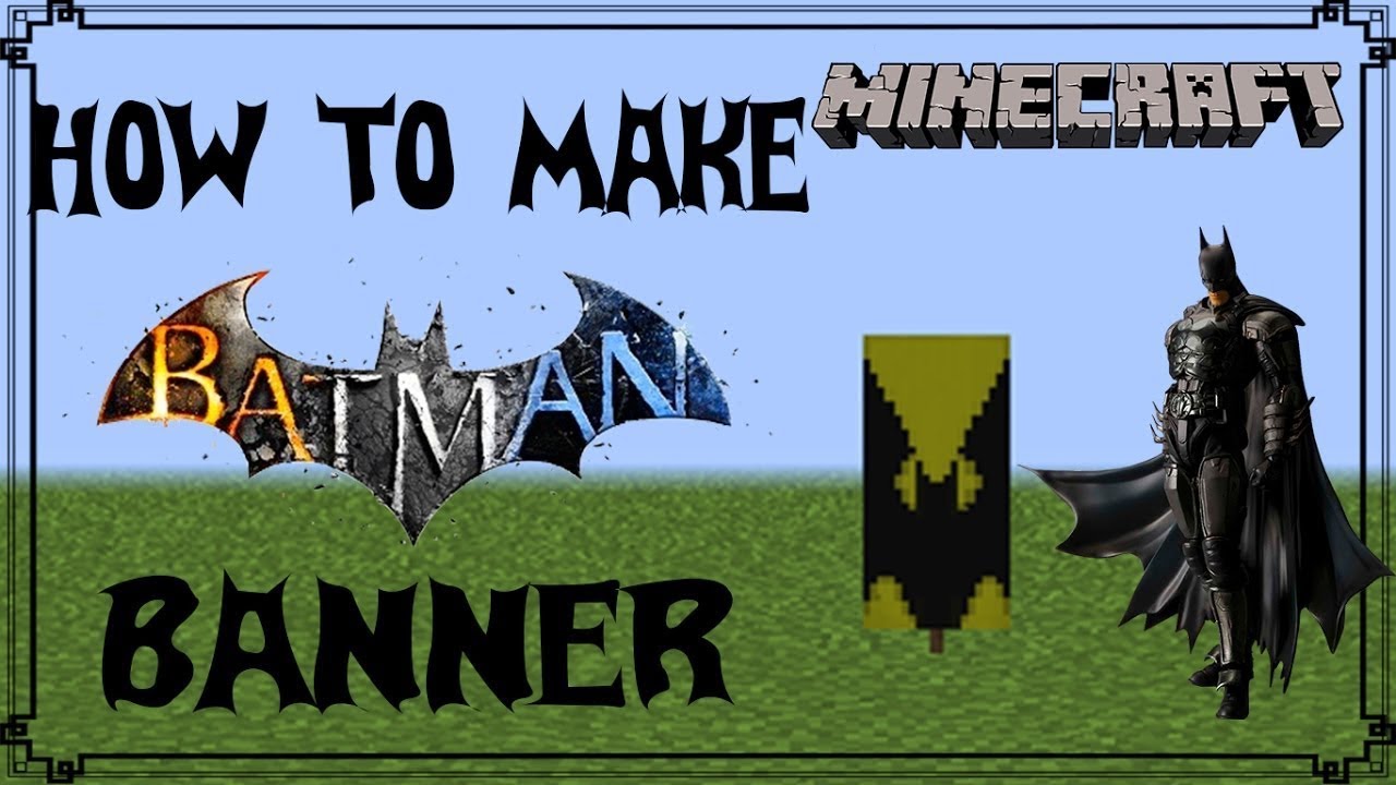 mundo dos banners:como fazer bandeira do batman - YouTube