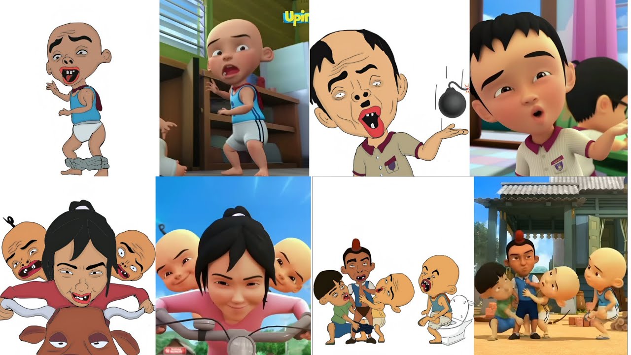 The best and funniest scenes. A compilation of funny Upin Ipin memes ...