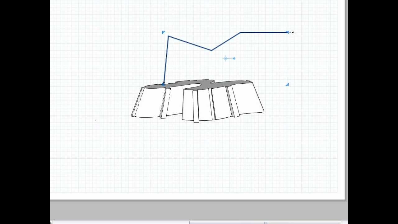 Segmented Label leader in LayOut - YouTube