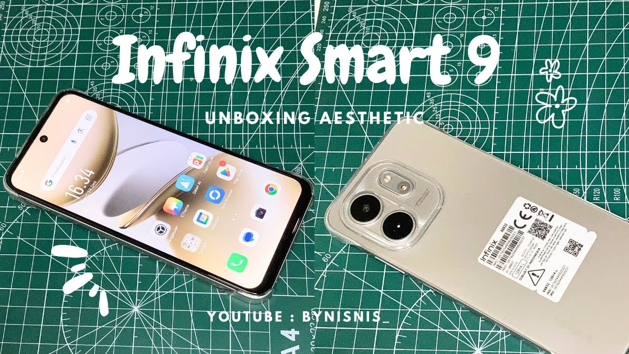 Infinix Smart 9 Titanium 128gb˖ ִ𐙚 Aesthetic Unboxing + camera test 𝜗𝜚 ...