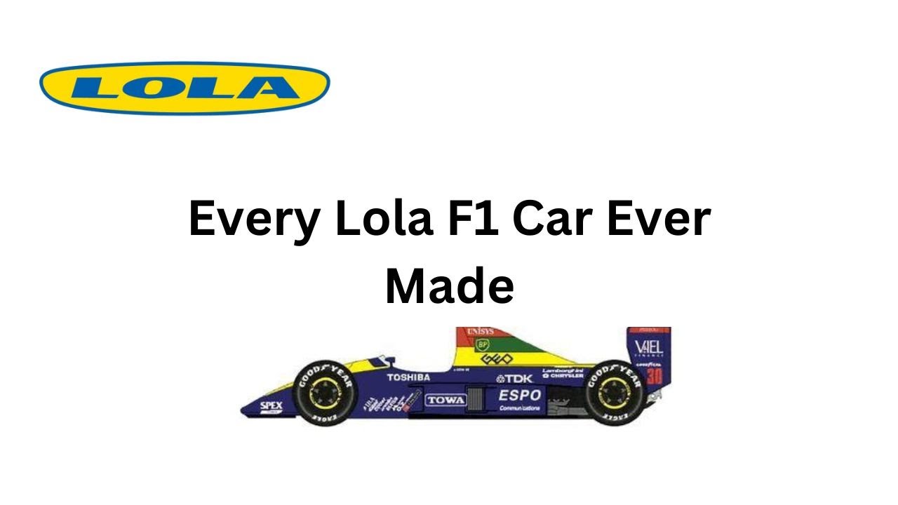 Every Lola F1 Car Ever Made - YouTube