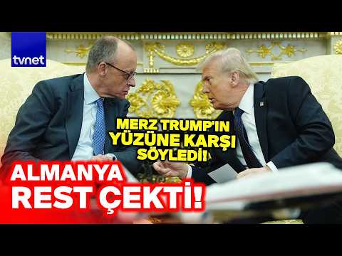 TRUMP VE MERZ BİRBİRİNE GİRDİ! Oval Ofis’te İran kavgası! Batı ittifakı parçalanıyor mu?
