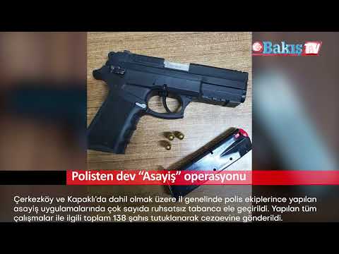 Polisten dev “Asayiş” operasyonu