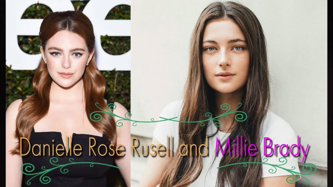Celebrity Lookalikes : Danielle Rose Rusell and Millie Brady - YouTube