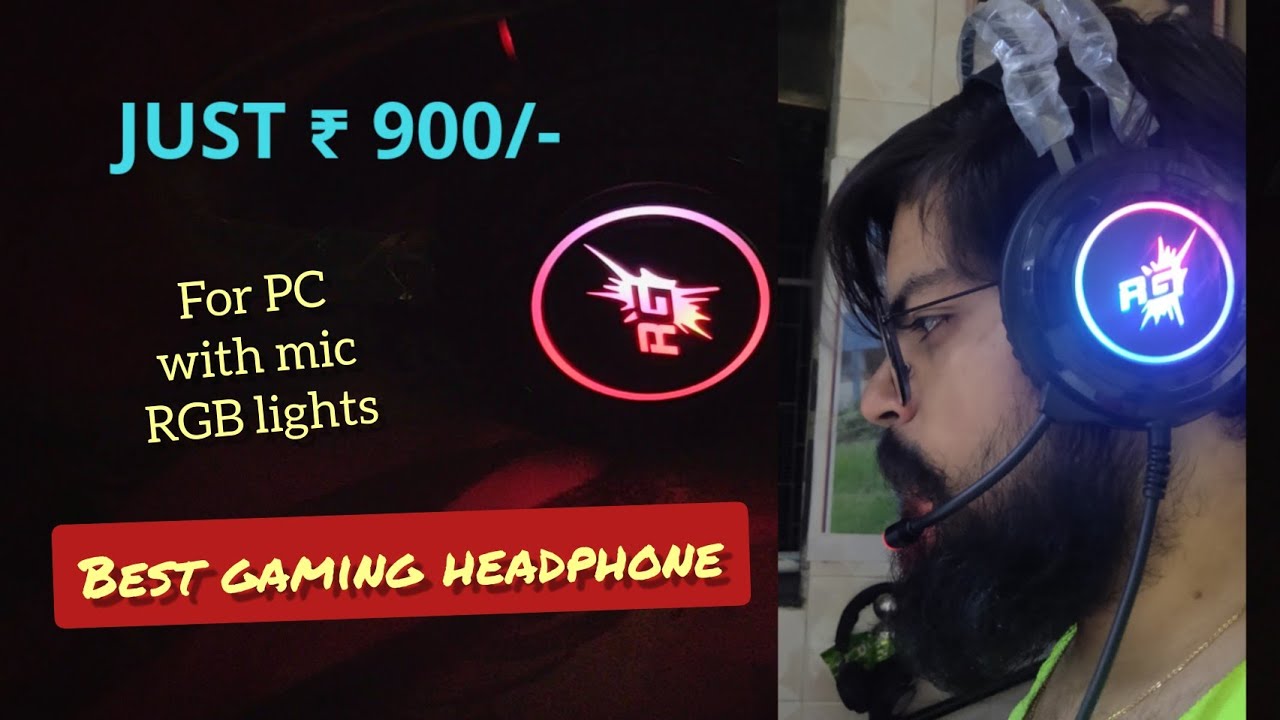 Best Gaming Headphone for PC under 1000 in 2020 | RedGear Cloak RGB ...