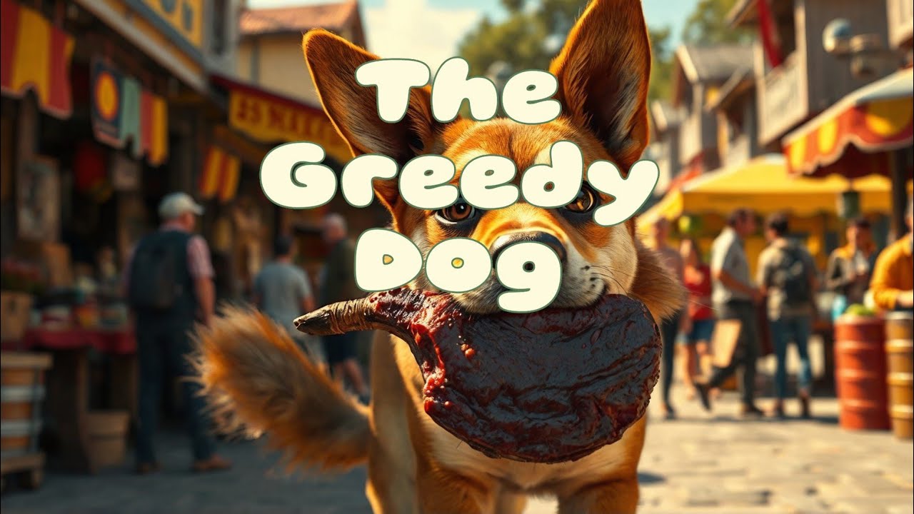 The greedy dog | Greed is curse | Greedy dog story | life lesson - YouTube