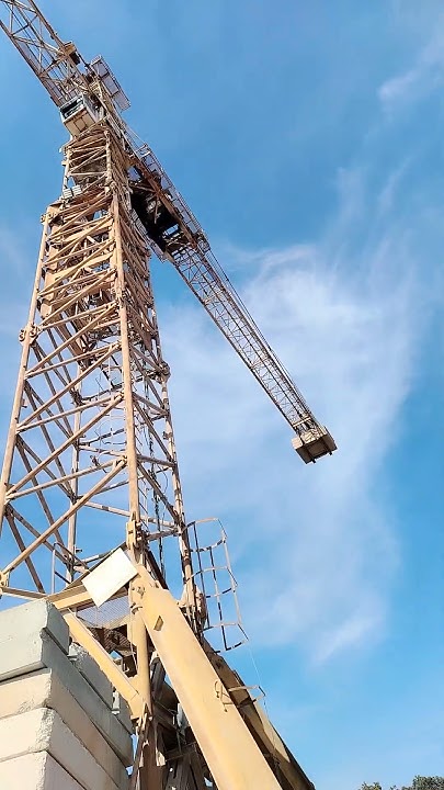 Tower Crane operation - YouTube