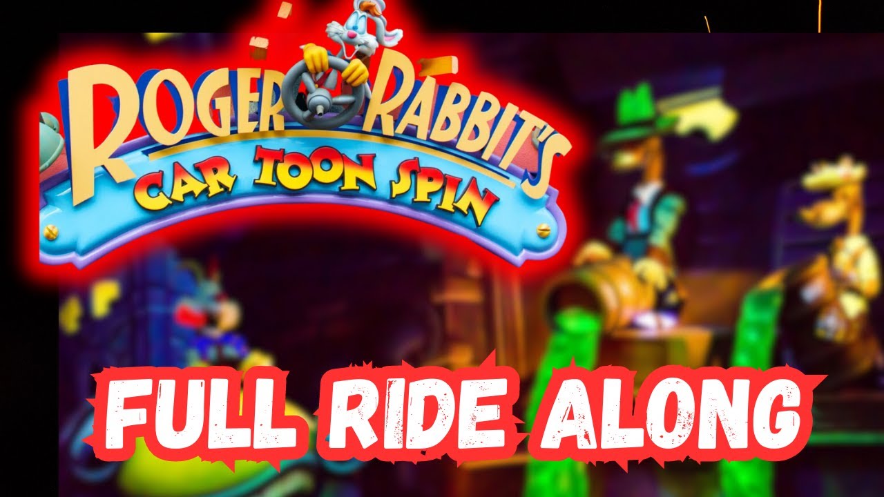ROGER RABBIT CARTOON SPIN Full Ride Disneyland - YouTube