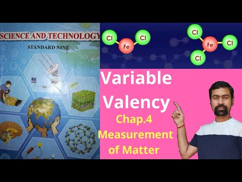 Variable valency Class 9.chap. 4 Measurement of Matter - YouTube