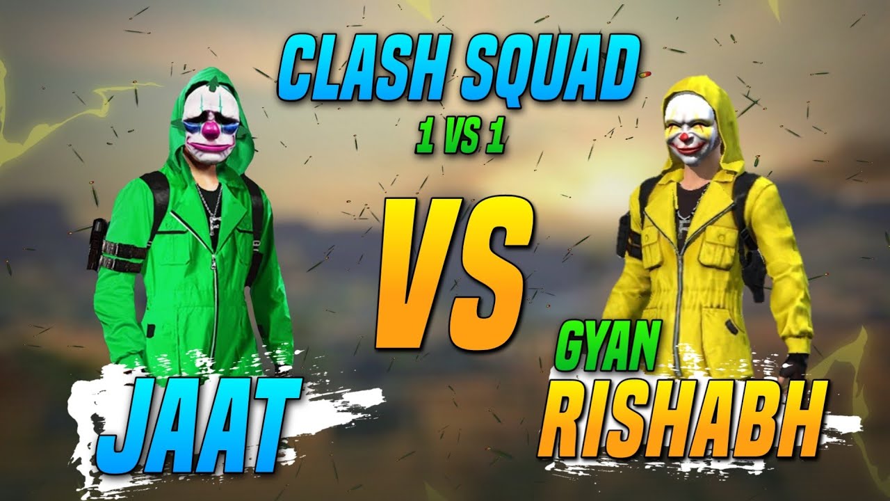 JAAT VS GYAN RISHABH 1VS 1 CLASH SQUAD MATCH | ONLY 1 SHOT 1 KILL MATCH | WHO IS REAL HACKER😈 ...