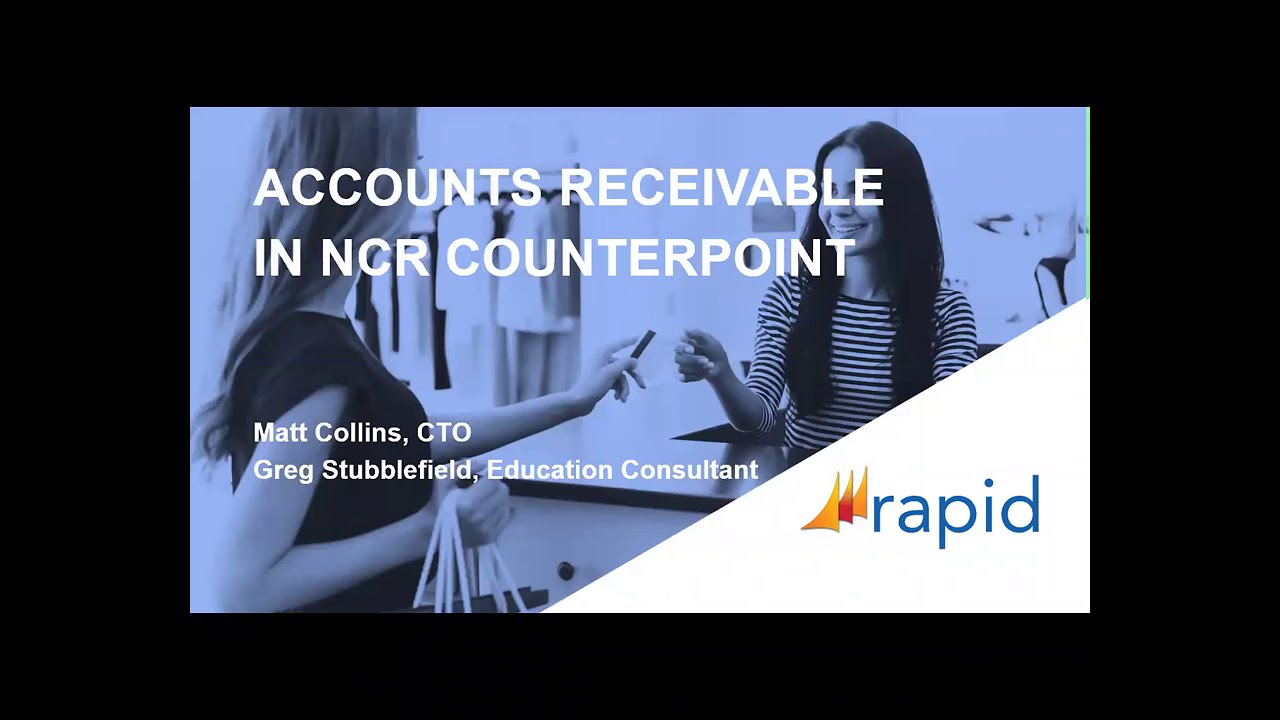 Rapid POS - Working with Charge Accounts in Counterpoint (A/R) - YouTube