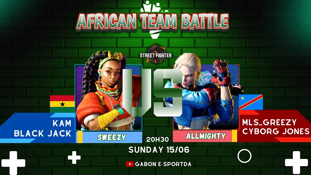 SF6 - AFRICAN TEAM BATTLE -- GHANA VS RDC - YouTube