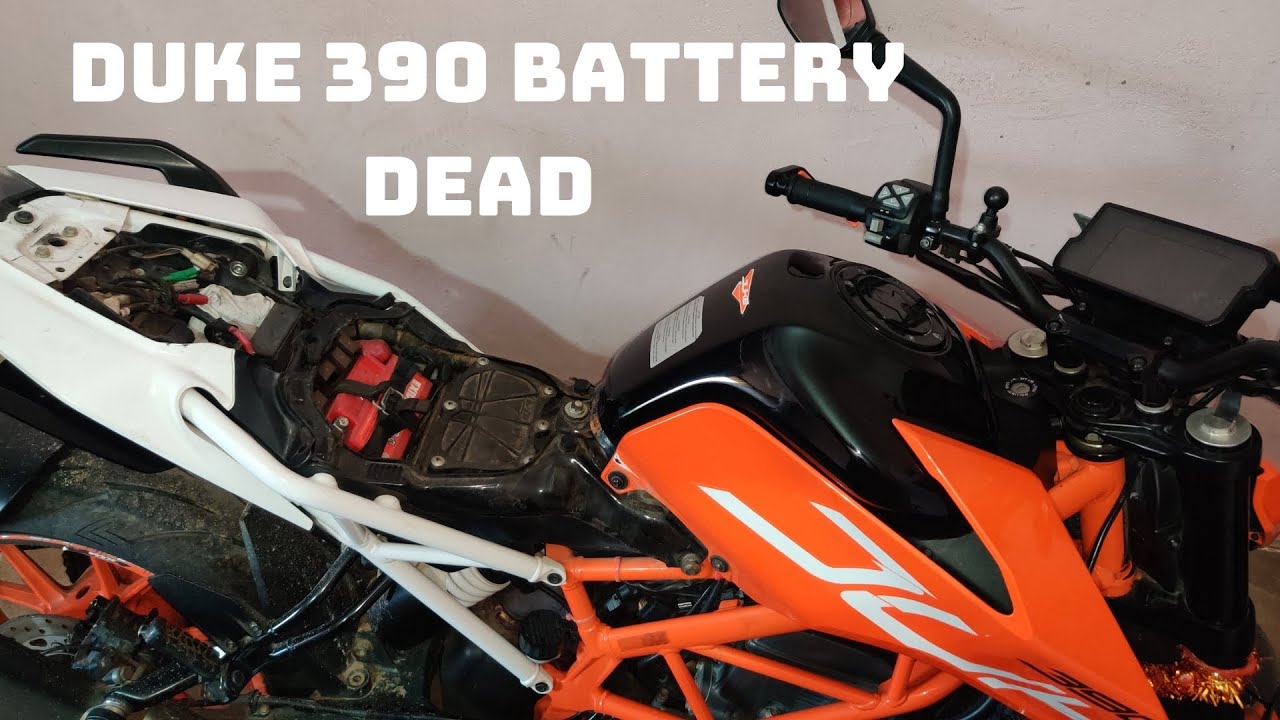 KTM DUKE 390 Battery🔋Dead | Battery replacement DIY | Exide battery ...