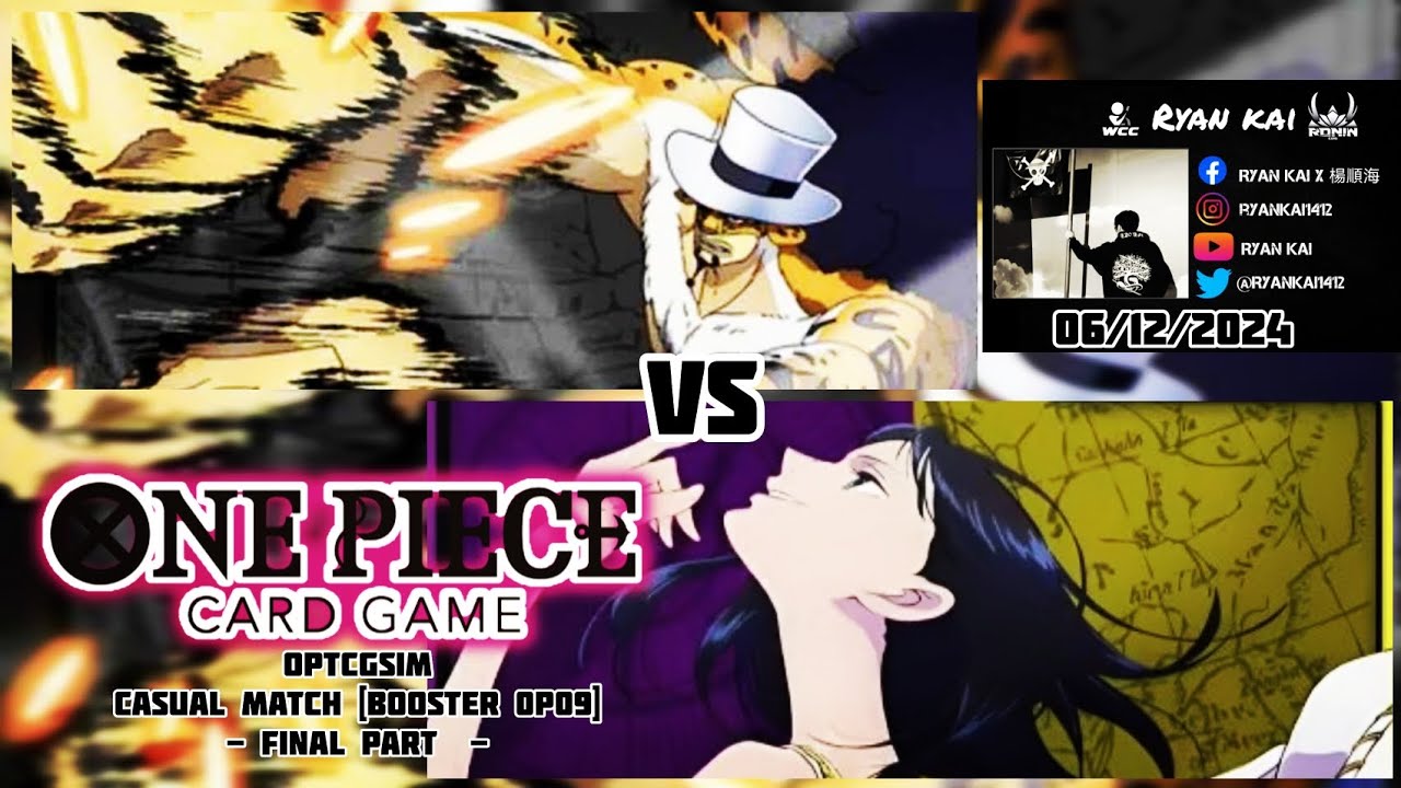 One Piece Card Game OPTCG Sim Casual Match Booster OP09 (FINAL PART ...