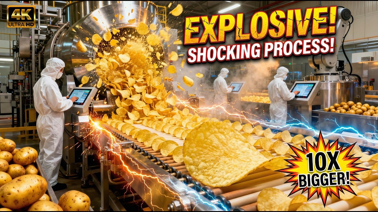Inside a MEGA Potato Chip Factory: How Whole Potatoes Become Perfectly ...