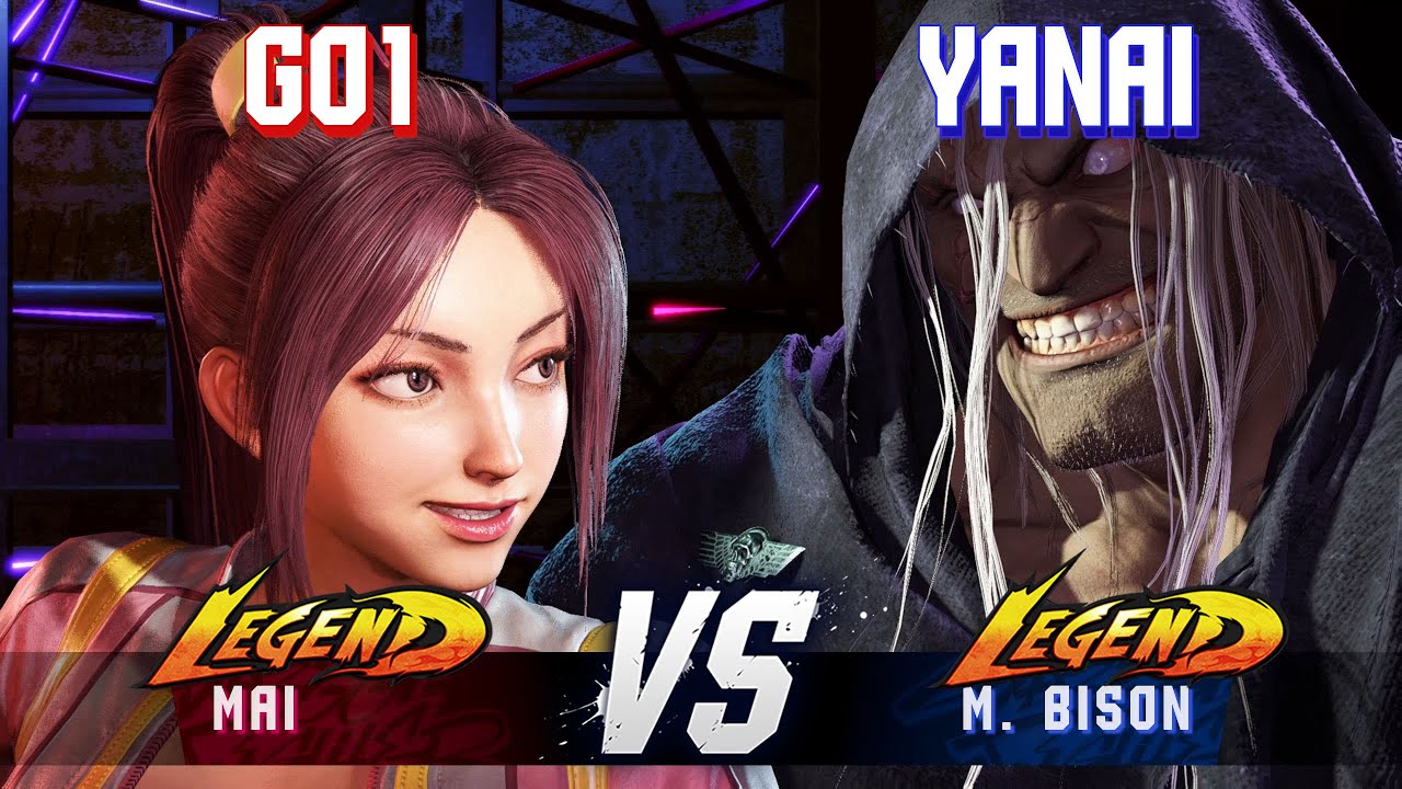 SF6 GO1 (Mai) vs YANAI (M.Bison) High Level Gameplay - YouTube