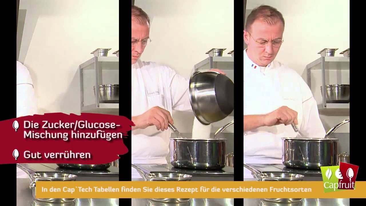 Capfruit Cap'Tech Rezept für Fruchtpaste - YouTube