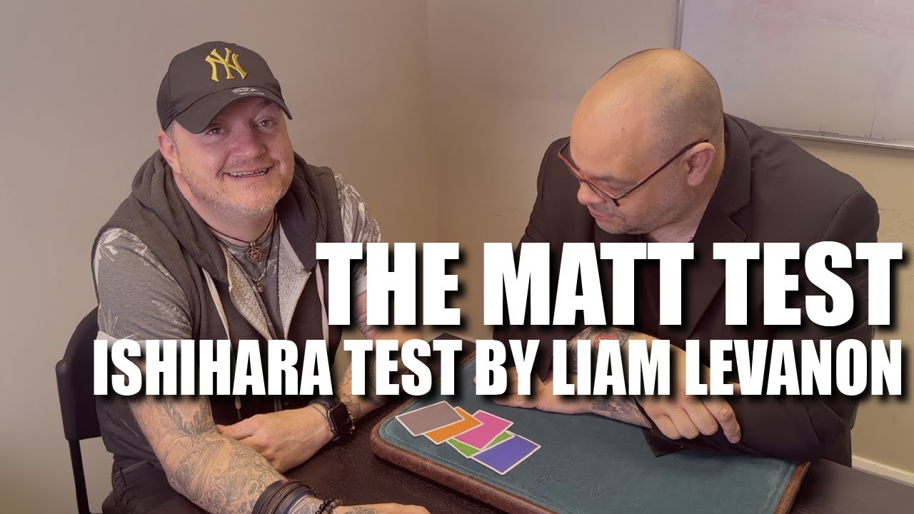 Ishihara Test by Liam Levanon | The Matt Test - Live Performance ...