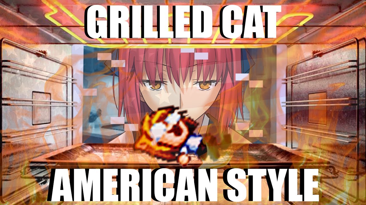 the funny neco arc cat fighting game - YouTube