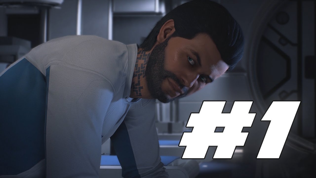 Mass Effect Andromeda: Male Ryder - Part 1 "The Beginning" - YouTube