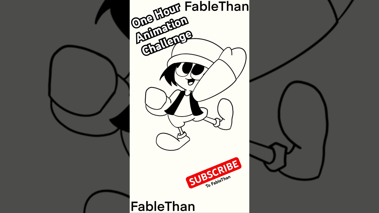 One Hour Animation Challenge - Part 1 #shorts #animation #speeddrawing ...