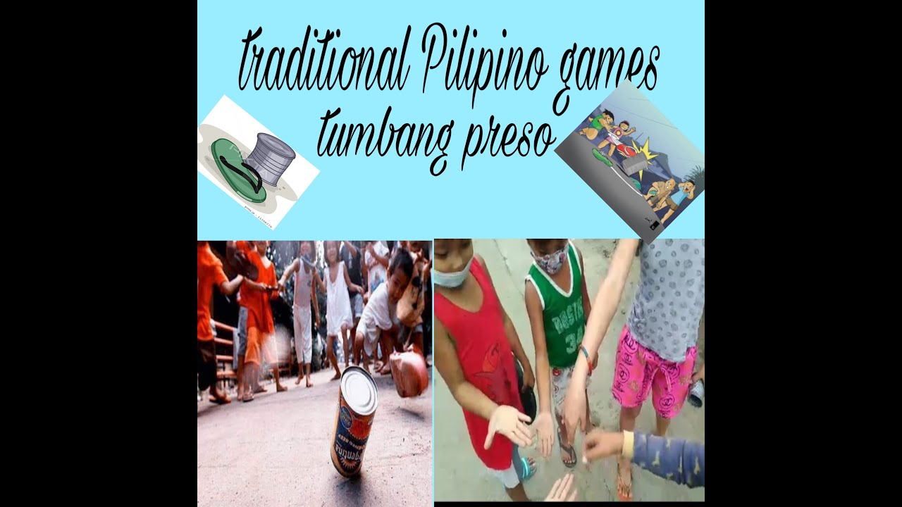 traditional na laro ng mga pilipino/ tumbang preso - YouTube