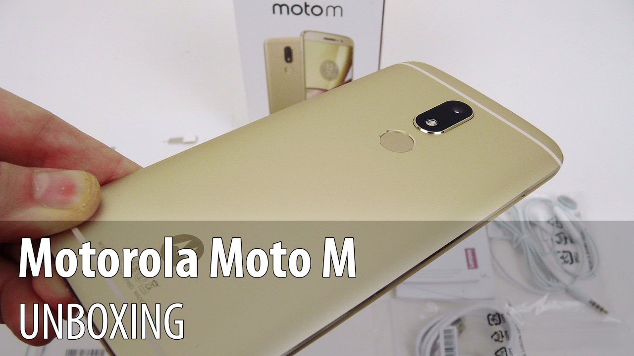 Motorola Moto M Unboxing (Midrange Smartphone With 4 GB RAM, 16 MP ...