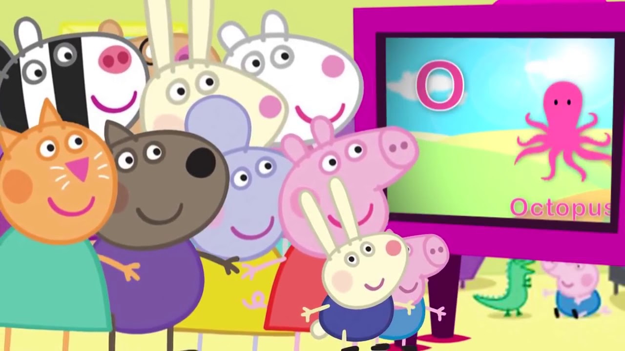 Peppa Pig learns alphabet Phonics Song ABC | song peppa pig - YouTube
