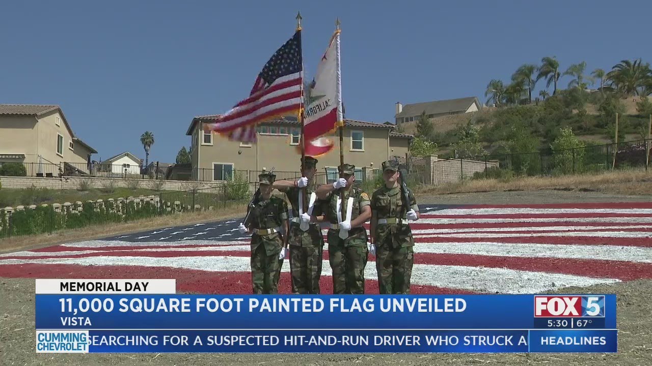 Fallen Military Members Honored In Vista - YouTube