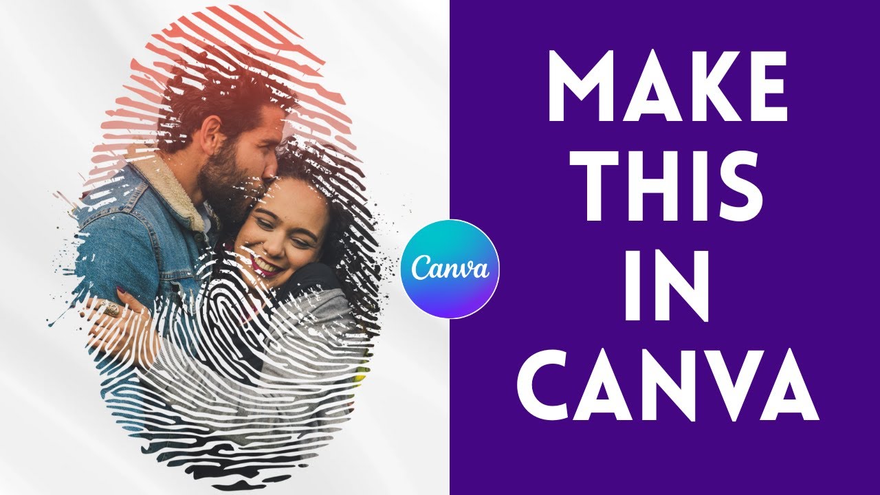 Make This Fingerprint Double Exposure Art in Canva – Editable ...