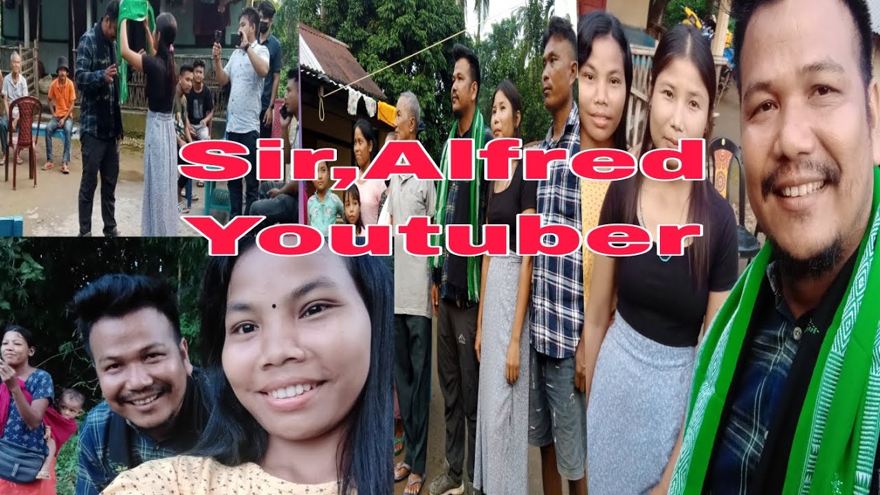 Famous youtuber Sir, Alfred came to visit at our village// Usha M Sangma 2023|| - YouTube