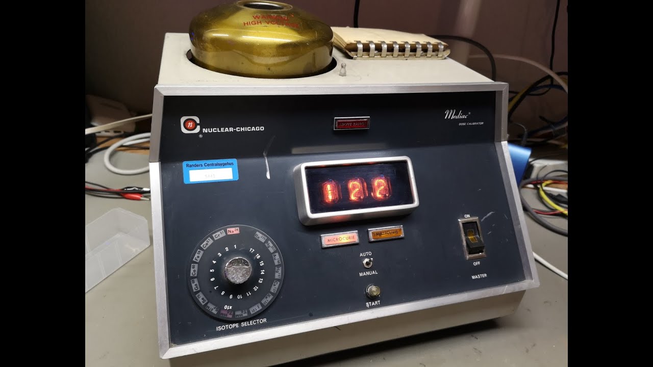 Nuclear-chicago mediac dose calibrator radioactive counter test ...