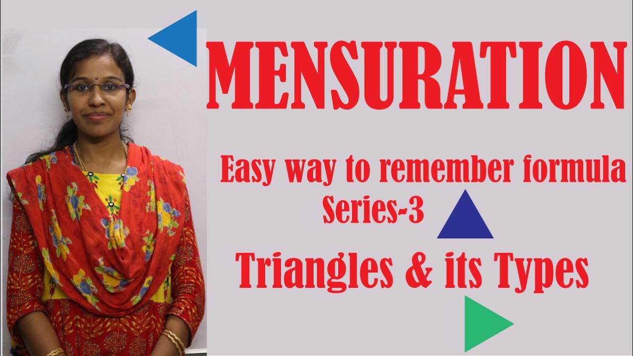 Mensuration-Best and Easier Way to Remember formulas for Triangles and ...