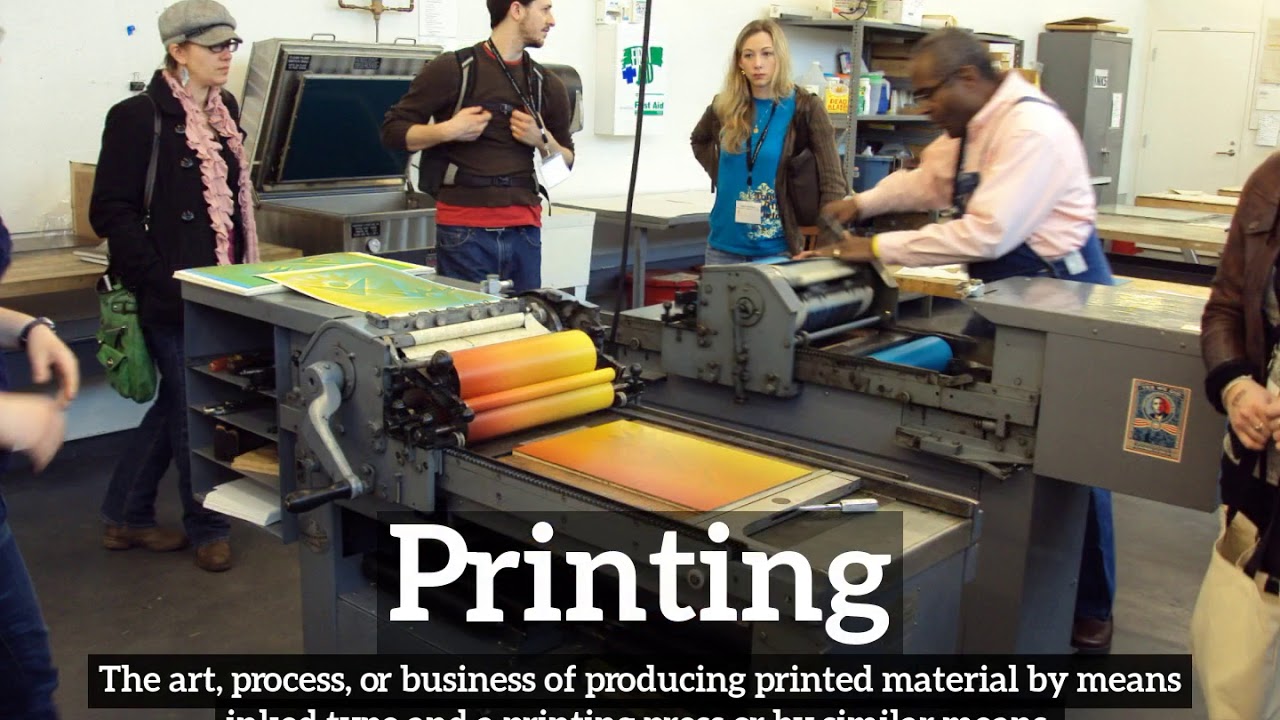 What is Printing? | How Does Printing Look? | How to Say Printing in ...