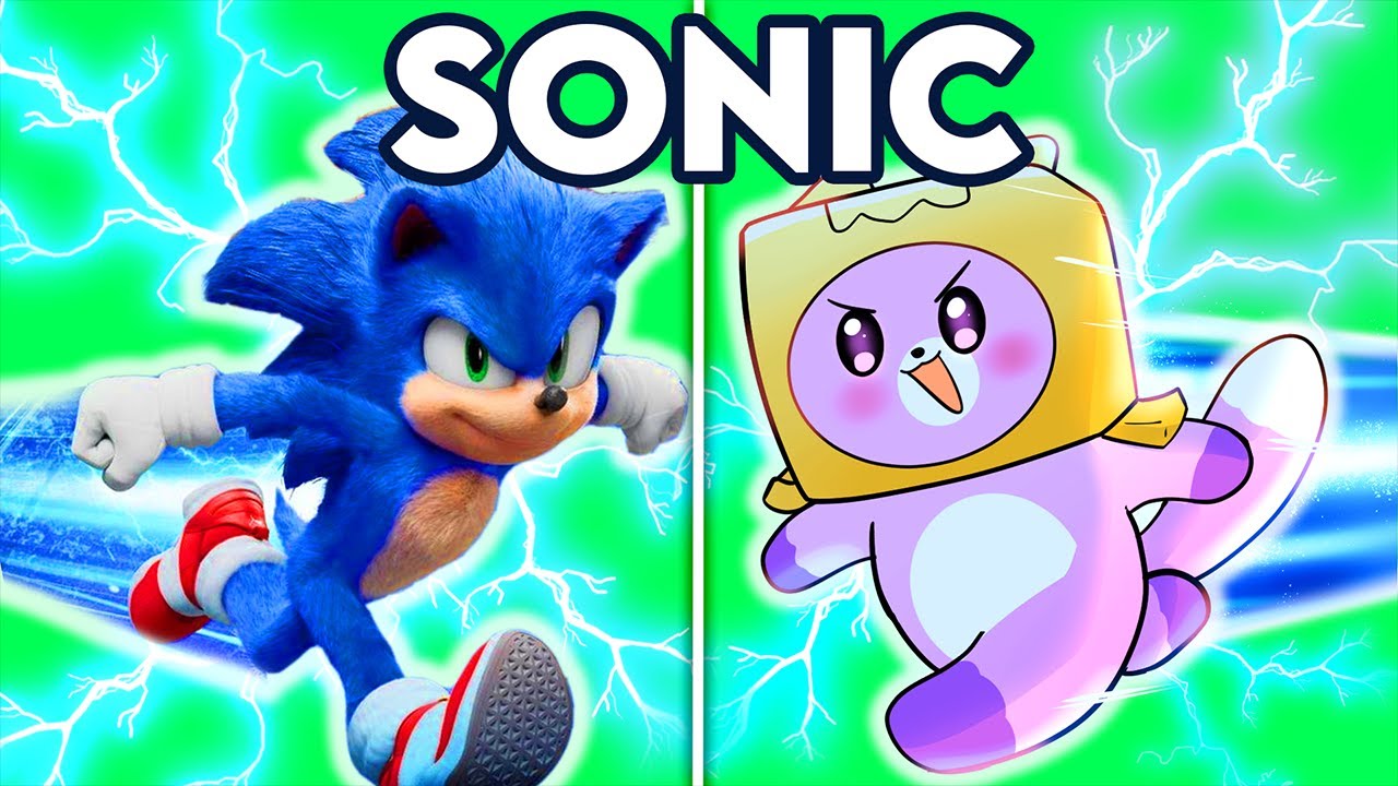 Comparison Sonic Vs Lankybox Funny Split Screen Animations And More