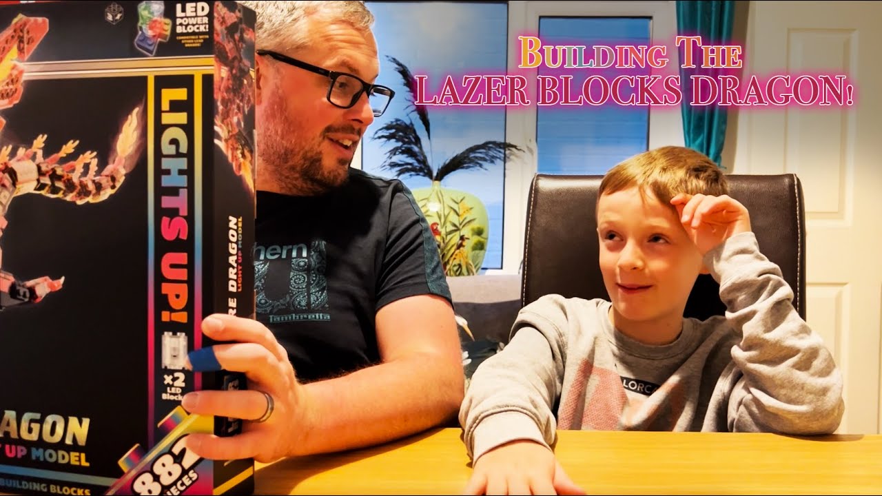 Building the Lazer Blocks Dragon - Everything Dragon - YouTube
