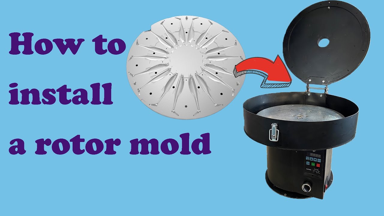 How to install a Rotor mold on Centrifugal Machine from BUGMOLDS? - YouTube