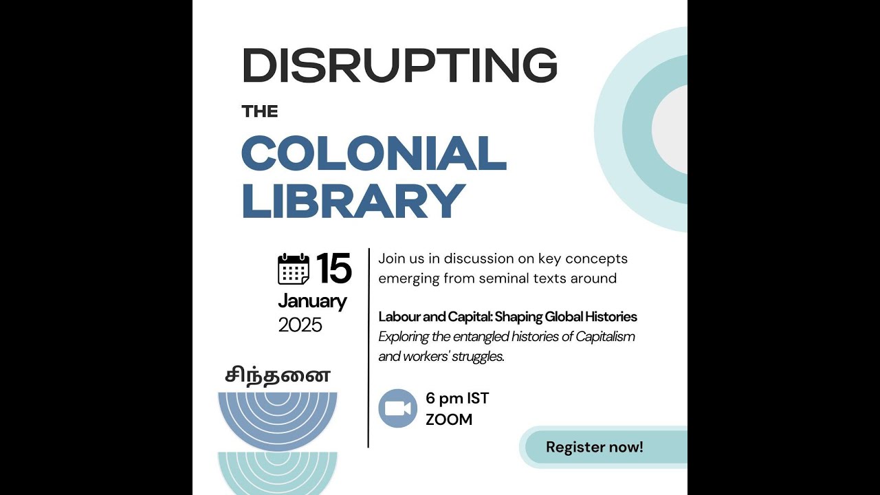 III. Disrupting the Colonial Library: Labour and Capital - Shaping ...